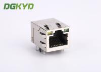 China KRJ-H001YGENL single port RJ45 Magnetics jack, Side Entry 100Mb rj45 8p8c connectors for sale