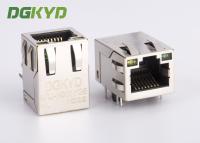 China KRJ-H001YGENL single port RJ45 Magnetics jack, Side Entry 100Mb rj45 8p8c connectors for sale