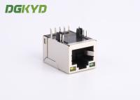 China KRJ-H009GYNL Gigabit RJ45 Keystone Module with LEDs - 1000 BASE-TX Speed, 6μ Gold Plating, Metal Shielded for sale