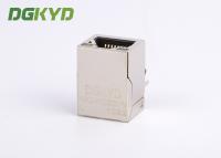 China KRJ-H009GYNL Gigabit RJ45 Keystone Module with LEDs - 1000 BASE-TX Speed, 6μ Gold Plating, Metal Shielded for sale