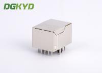 China KRJ-H009GYNL Gigabit RJ45 Keystone Module with LEDs - 1000 BASE-TX Speed, 6μ Gold Plating, Metal Shielded for sale