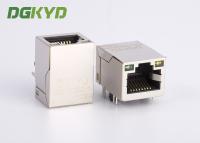 China KRJ-H009GYNL Gigabit RJ45 Keystone Module with LEDs - 1000 BASE-TX Speed, 6μ Gold Plating, Metal Shielded for sale