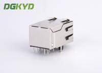 China WIFI RJ45 Single Port Connector with Integrated Transformer for Internet Camera - 25.4mm Length, 1500Vrms Isolation for sale