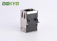 China WIFI RJ45 Single Port Connector with Integrated Transformer for Internet Camera - 25.4mm Length, 1500Vrms Isolation for sale