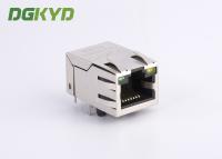 China WIFI RJ45 Single Port Connector with Integrated Transformer for Internet Camera - 25.4mm Length, 1500Vrms Isolation for sale