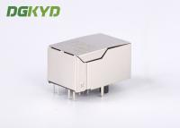 China Tab Up 100Mbps Network Connector RJ45 Single Port Female Jack for Computer Networking Applications for sale
