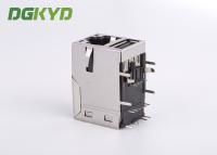 China CAT5E SFP RJ45 Connector with 100 BASE-T Transformer - 8 Position Stacked Jack with USB Interface for sale