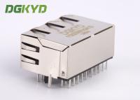 China CAT6 Ethernet Cable Connection Jack Rj45 Socket With G/Y LEDs 1000 BASE-TX for sale
