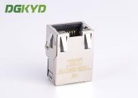 China SMT Sinking Below PCB RJ45 Network Jack with 1000BASE Integrated Magnetics for Gigabit Ethernet - 150V AC, 1.5A Rating for sale