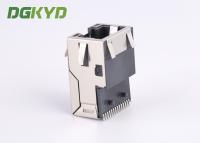 China SMT Sinking Below PCB RJ45 Network Jack with 1000BASE Integrated Magnetics for Gigabit Ethernet - 150V AC, 1.5A Rating for sale