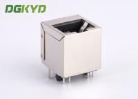China Shielded RJ45 Modular Jack 16.65mm 180° Top Entry Without Transformer for Internet TV Box KRJ-5224SNL for sale