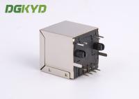 China Shielded RJ45 Modular Jack 16.65mm 180° Top Entry Without Transformer for Internet TV Box KRJ-5224SNL for sale