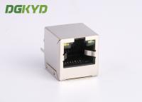 China Shielded RJ45 Modular Jack 16.65mm 180° Top Entry Without Transformer for Internet TV Box KRJ-5224SNL for sale