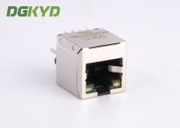 China Shielded RJ45 Modular Jack 16.65mm 180° Top Entry Without Transformer for Internet TV Box KRJ-5224SNL for sale