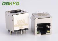 China Shielded RJ45 Modular Jack 16.65mm 180° Top Entry Without Transformer for Internet TV Box KRJ-5224SNL for sale