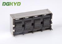 China Vertical Rj45 Jack 2X4 Top Entry E6588-A59124-L Rj45 Connector Without Magnetics for sale