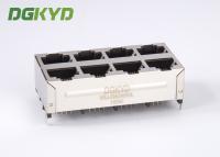 China Vertical Rj45 Jack 2X4 Top Entry E6588-A59124-L Rj45 Connector Without Magnetics for sale