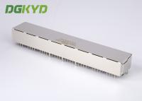 China KRJ-5921S1X8NL Metal Shielded 8-Port RJ45 Ethernet Connector with Gold Plating 0.6 µin for sale