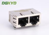 China KRJ -5921S8P8C12E457NL 2 Port RJ45 Interface Jack Network Connector RJ45 Modular Jack for sale