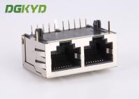 China KRJ -5921S8P8C12E457NL 2 Port RJ45 Interface Jack Network Connector RJ45 Modular Jack for sale