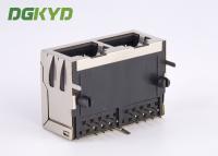 China KRJ -5921S8P8C12E457NL 2 Port RJ45 Interface Jack Network Connector RJ45 Modular Jack for sale