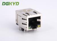 China KRJ-5921S11GYZENL PCB Mount Single Port RJ45 Connector 21.05mm Length 10/100/1000 BASE-T Speed for sale