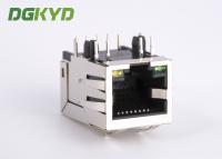 China KRJ-5921S11GYZENL PCB Mount Single Port RJ45 Connector 21.05mm Length 10/100/1000 BASE-T Speed for sale