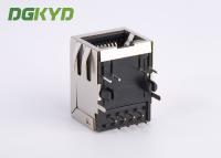 China KRJ-5921S11GYZENL PCB Mount Single Port RJ45 Connector 21.05mm Length 10/100/1000 BASE-T Speed for sale