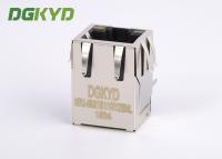 China KRJ-5921S11GYZENL PCB Mount Single Port RJ45 Connector 21.05mm Length 10/100/1000 BASE-T Speed for sale