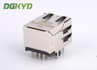 China KRJ-5921S11GYZENL PCB Mount Single Port RJ45 Connector 21.05mm Length 10/100/1000 BASE-T Speed for sale