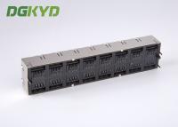 China KRJ-5921S28NL 180 Degree Vertical RJ45 Connector 16 Port 2×8 Configuration CAT 3 Speed -40°C to +85°C for sale