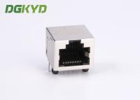 China DGKYD -56SWDNL RJ45 Shielded Connector - 10/100/1000 BASE-T Single Port Modular Jack with 15.3mm Length for sale