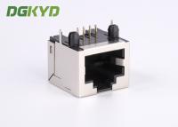 China DGKYD -56SWDNL RJ45 Shielded Connector - 10/100/1000 BASE-T Single Port Modular Jack with 15.3mm Length for sale