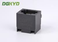 China DGKYD-56WDNL Right Angle RJ45 Single Port Connector 10/100/1000 BASE-T with 15.3mm Length and -40℃ to +85℃ Operating Temperature for sale