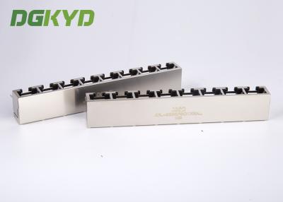 China KRJ-56B8P8C1X8NL 8 Position RJ45 Modular Connector 1x8 Port Shielded for sale