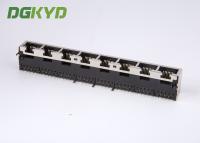 China KRJ-56B8P8C1X8NL 8 Position RJ45 Modular Connector 1x8 Port Shielded for sale