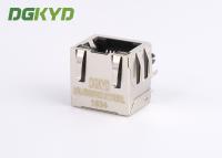 China KRJ-56S8P8C1X1YGENL Metal Shielded RJ45 Jack Connector 8-Position 15.7mm Without Transformer for sale
