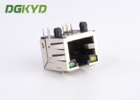 China KRJ-56S8P8C1X1YGENL Metal Shielded RJ45 Jack Connector 8-Position 15.7mm Without Transformer for sale