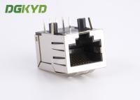 China Single Port 100Mb RJ45 POE Connector with Integrated Magnetics -40°C to +85°C Temperature Range for sale