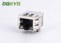 China Shielded Cat6 RJ45 Connector with EMI Fingers - 8 Contacts, -40°C to +85°C Temperature Range, RoHS Compliant for sale