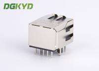 China 1 Port RJ45 Connector with Integrated Magnetics 1000Base-T Gigabit Ethernet Jack for sale