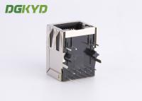 China 1 Port RJ45 Connector with Integrated Magnetics 1000Base-T Gigabit Ethernet Jack for sale