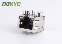 China 1 Port RJ45 Connector with Integrated Magnetics 1000Base-T Gigabit Ethernet Jack for sale
