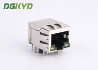 China Gigabit RJ45 Female Connector with Magnetics 1000Mbps Ethernet Jack -40°C to 85°C Operating Temperature for sale