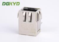 China Gigabit RJ45 Female Connector with Magnetics 1000Mbps Ethernet Jack -40°C to 85°C Operating Temperature for sale