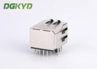 China KRJ-003YGZNL Shielded Cat5 RJ45 Ethernet Connector with Transformer and Y/G LED - 8 Position 10/100 BASE-T for sale