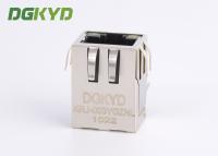 China KRJ-003YGZNL Shielded Cat5 RJ45 Ethernet Connector with Transformer and Y/G LED - 8 Position 10/100 BASE-T for sale