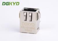 China Shielded Magnetics Rj45 Pcb Connector With Integrated Transformer Customizable for sale
