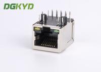 China Custom 100base RJ45 Network Port with Internal Transformer for CCTV Camera - 8 Contacts, -40 to +85℃ Range for sale