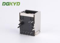 China Custom 100base RJ45 Network Port with Internal Transformer for CCTV Camera - 8 Contacts, -40 to +85℃ Range for sale